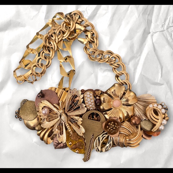 Hand Crafted | Jewelry | Huge Chunky Handmade Statement Necklace ...